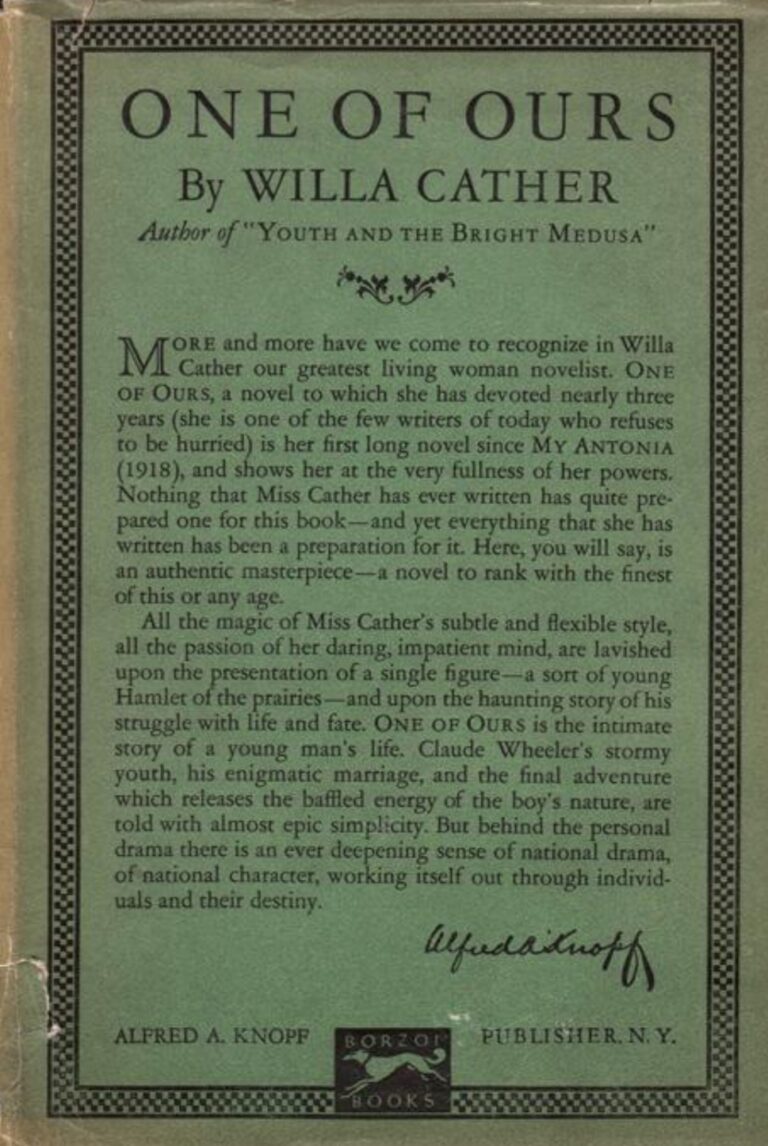 The Best Willa Cather Books - Worlds Best Story