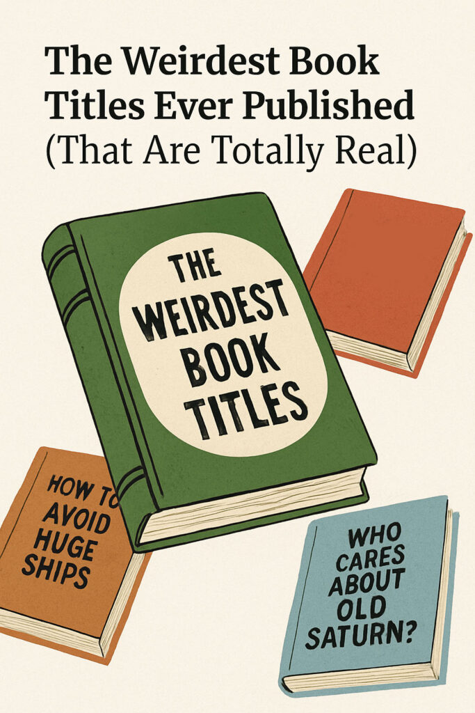 The Weirdest Book Titles Ever Published (That Are Totally Real ...