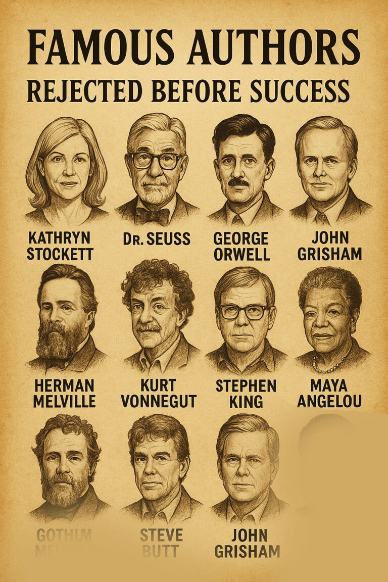 Famous Authors Who Faced Rejection Before Success - Worlds Best Story