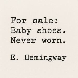 The Shortest Story Ever Written—and Why It Still Makes You Cry - Worlds ...